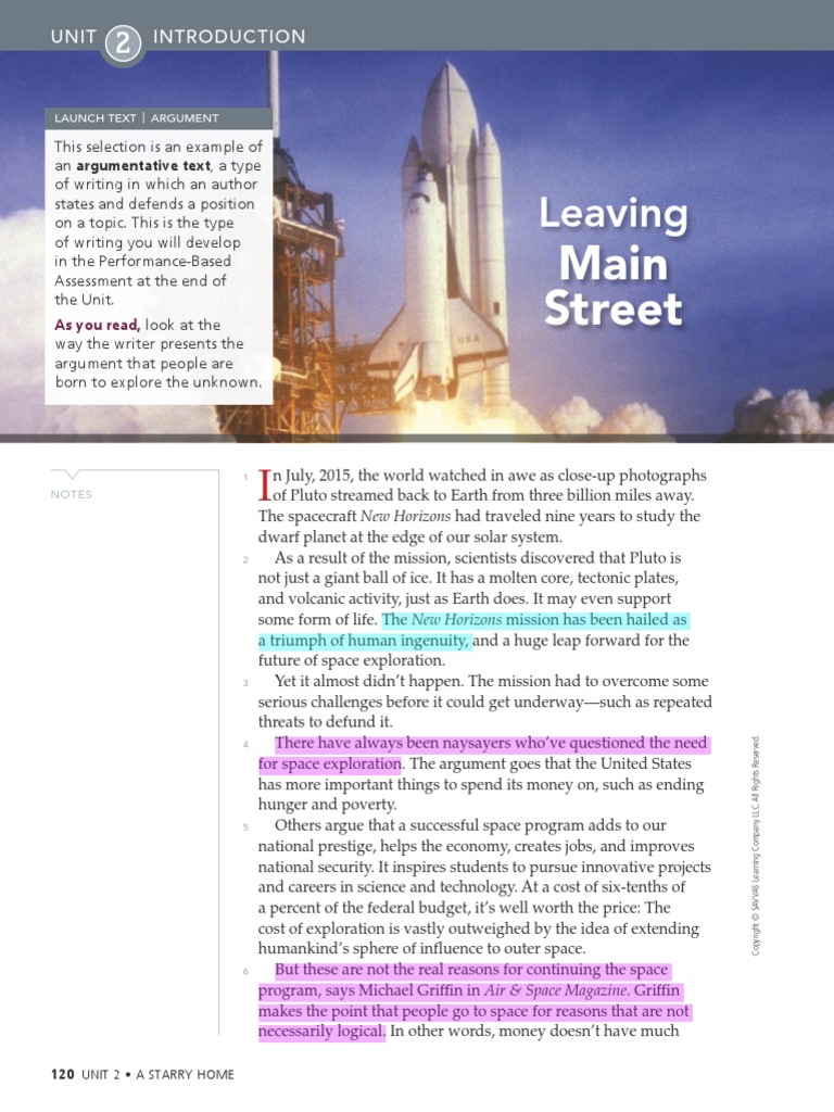 Ari Jaffe - Launch Text - "Leaving Main Street" | PDF | Space Exploration | Nasa