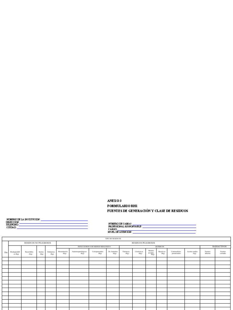 FORMATOS_RH1_Y_RH2 | PDF