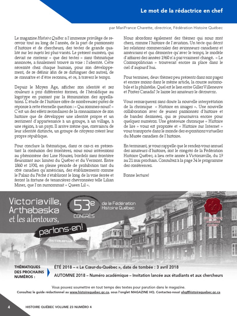 Histoire Québec - Afficher Ses Couleurs PDF | PDF | Québec | Canada