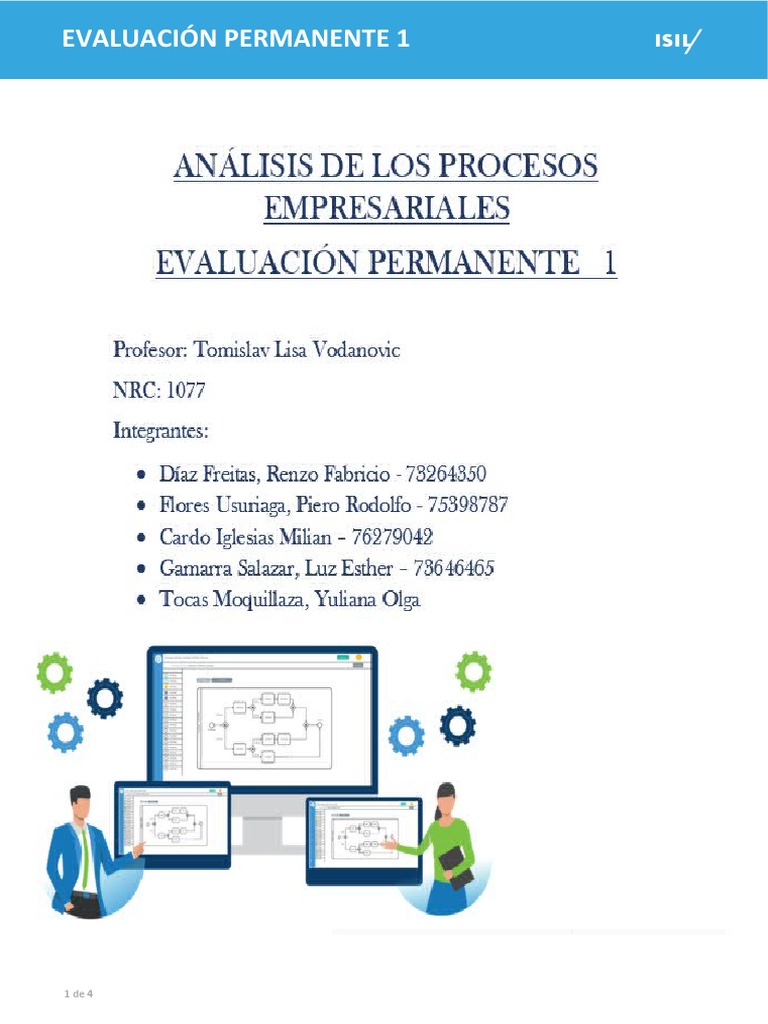 EVP1 - Análisis de Los Procesos Empresariales | PDF