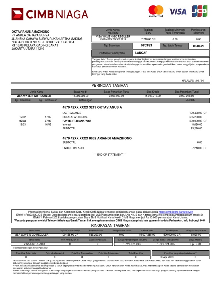 CC Statement 04052023024325 PDF | PDF