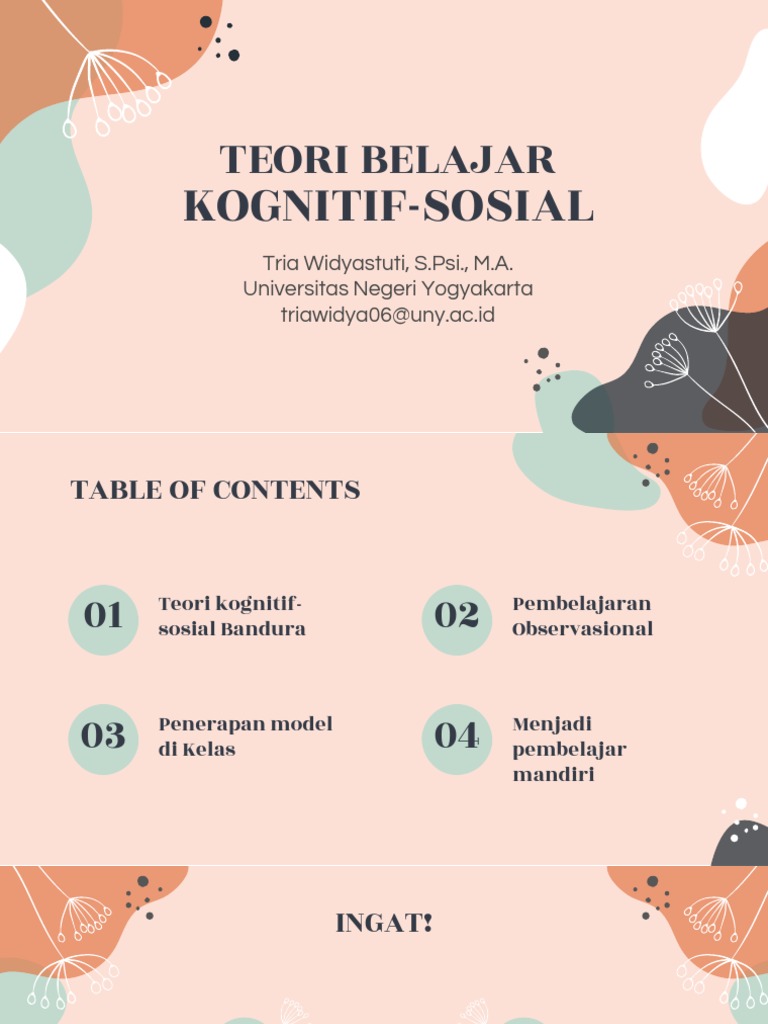 Eori Belajar Kognitif-Sosialhe | PDF
