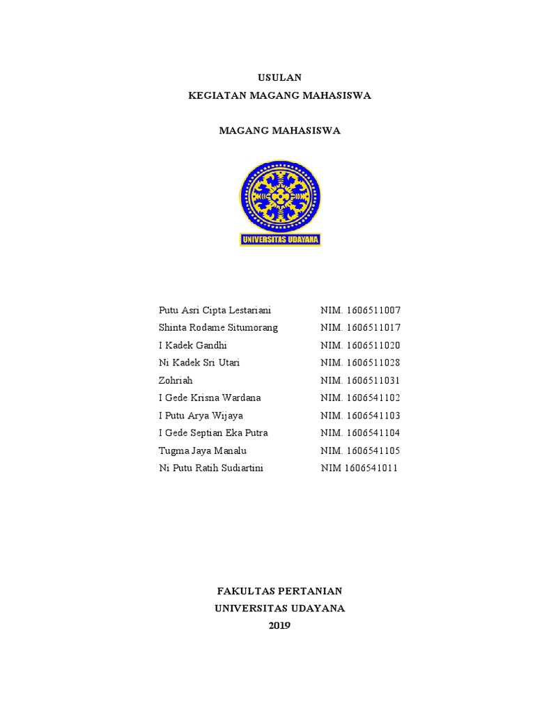 91 - 105383 - USULAN MAGANG BLOK 18.compressed | PDF