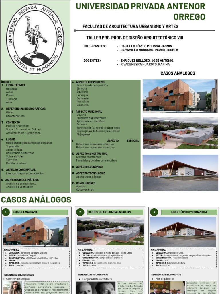 CASOS ANÁLOGOS - Ejemplo1 PDF | PDF | Ventilación (Arquitectura)