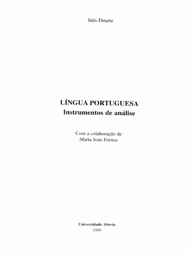 Duarte - 2000 - 69-73 - Conhecimento Lexical | PDF