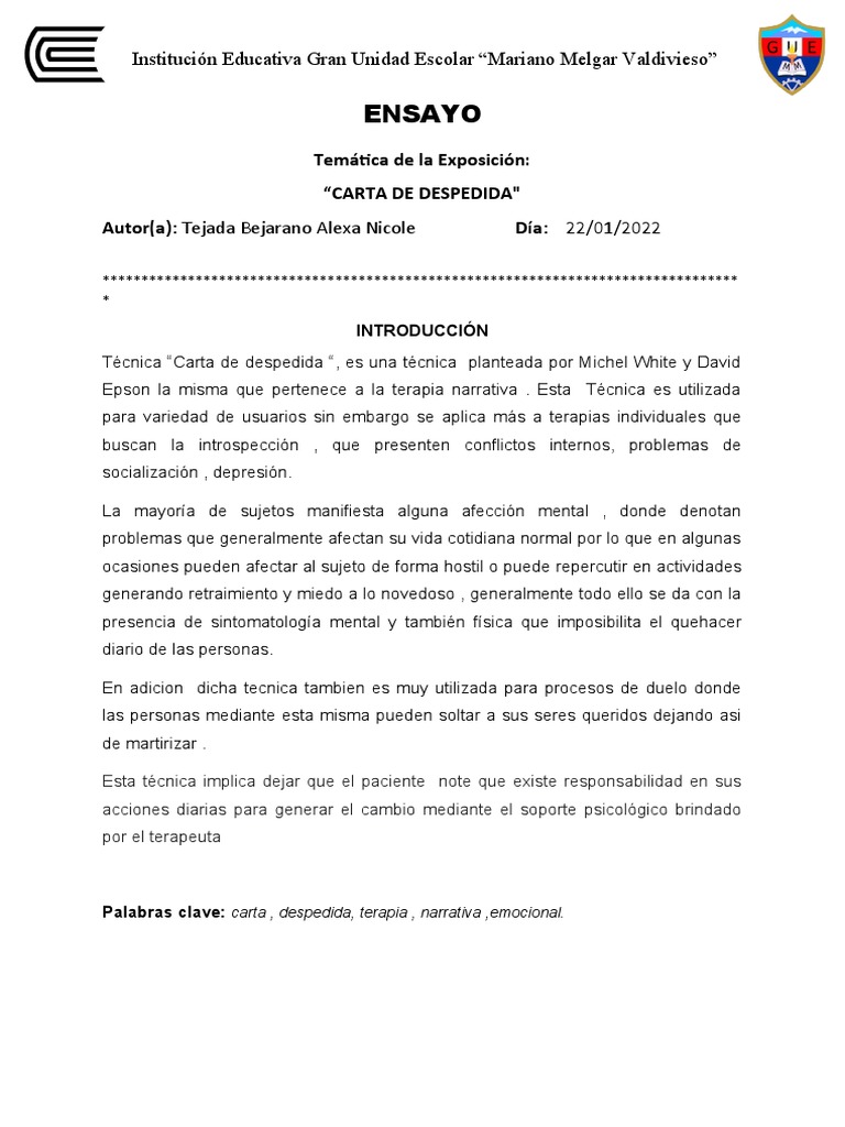 Ensayo I - Atb | PDF