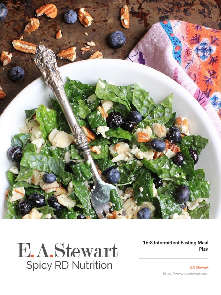 16 8 Intermittent Fasting Meal Plan 1 | PDF | Salad | Pancake