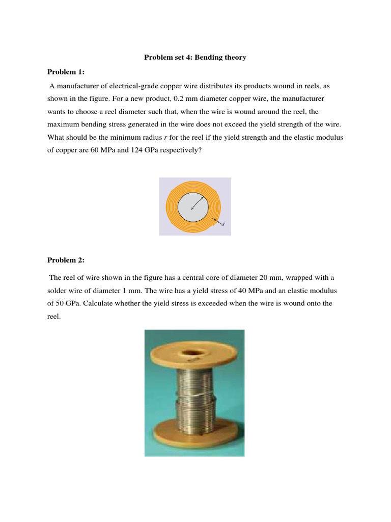 Problem Set 4 - Bending Loading | PDF