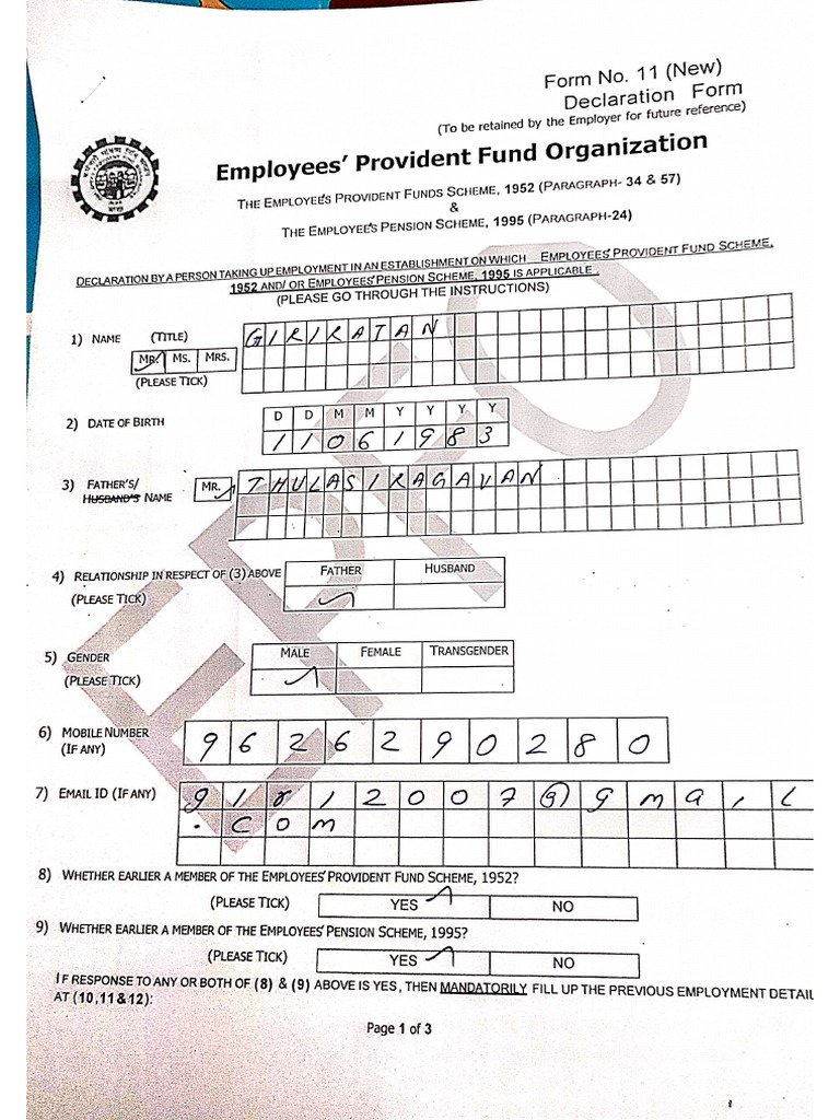 PF FORm | PDF