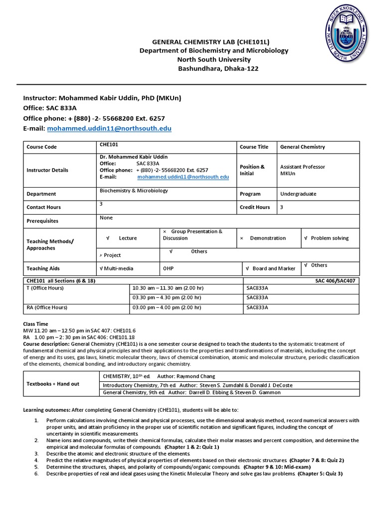 MKUn_CHE 101.6_101.18_Fall 2022 | PDF | Chemical Bond | Ion