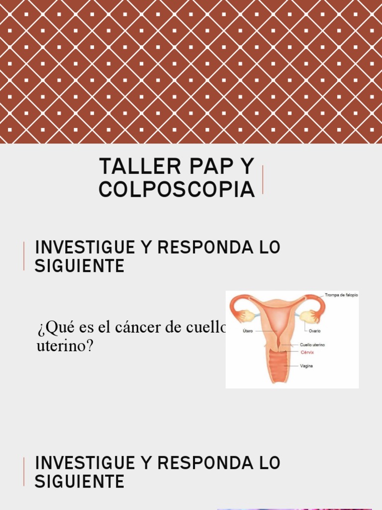 TALLER PAP Y COLPOSCOPIA.pptx | PDF