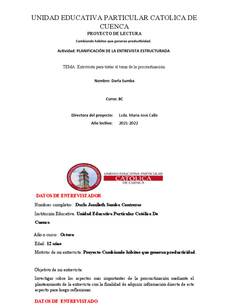 Proyecto Procrastinacion | PDF