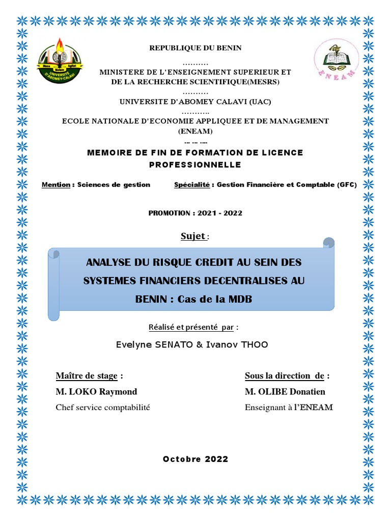 Mémoire Final Evelyne & Ivanov | PDF