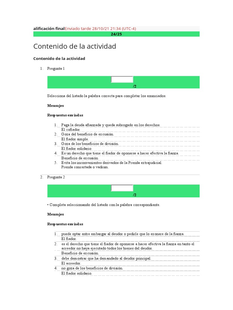 Derecho de Fianzas y Garantías | PDF
