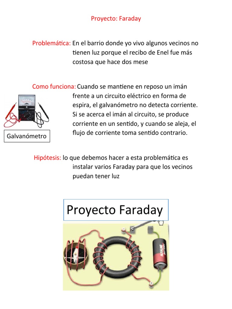 Proyecto Faraday | PDF