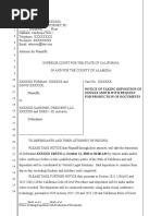 Sample Notice To Appear at Trial and Produce Documents For California ...