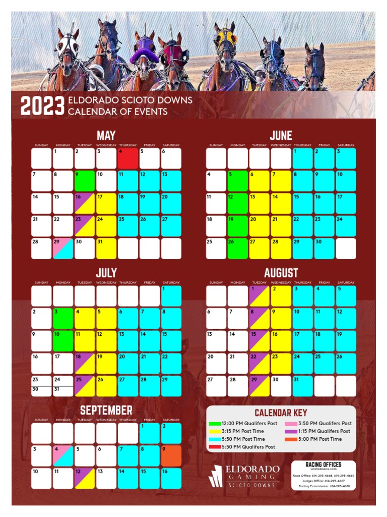 Racing Calendars2023 Eldorado Gaming Scioto Downs | PDF