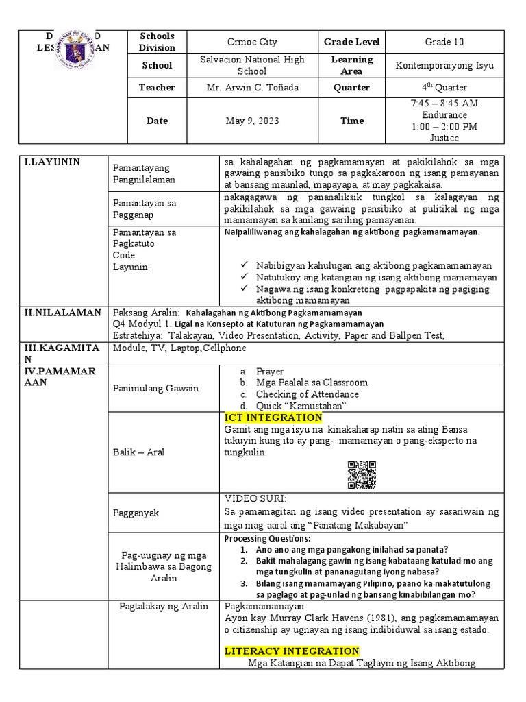 AP10_Q4_COT.docx | PDF