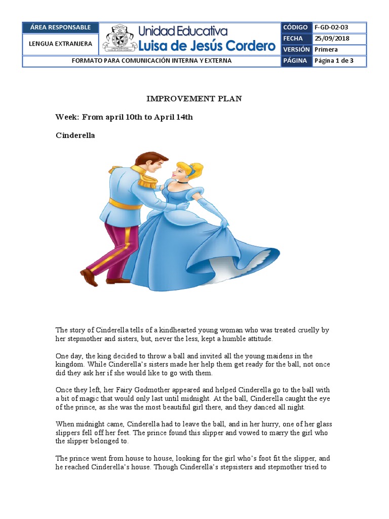 Ue Luisadjc File 20230411182256 | PDF | Cinderella | European Fairy Tales