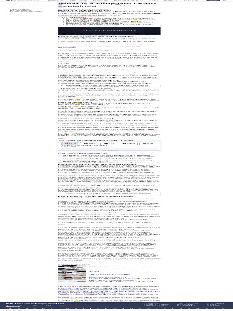 What Is A Fiduciary Duty - Examples and Types Explained | PDF