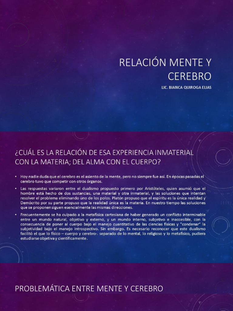 03 Rel. Mente y Cerebro PDF | PDF | Mente | Cerebro