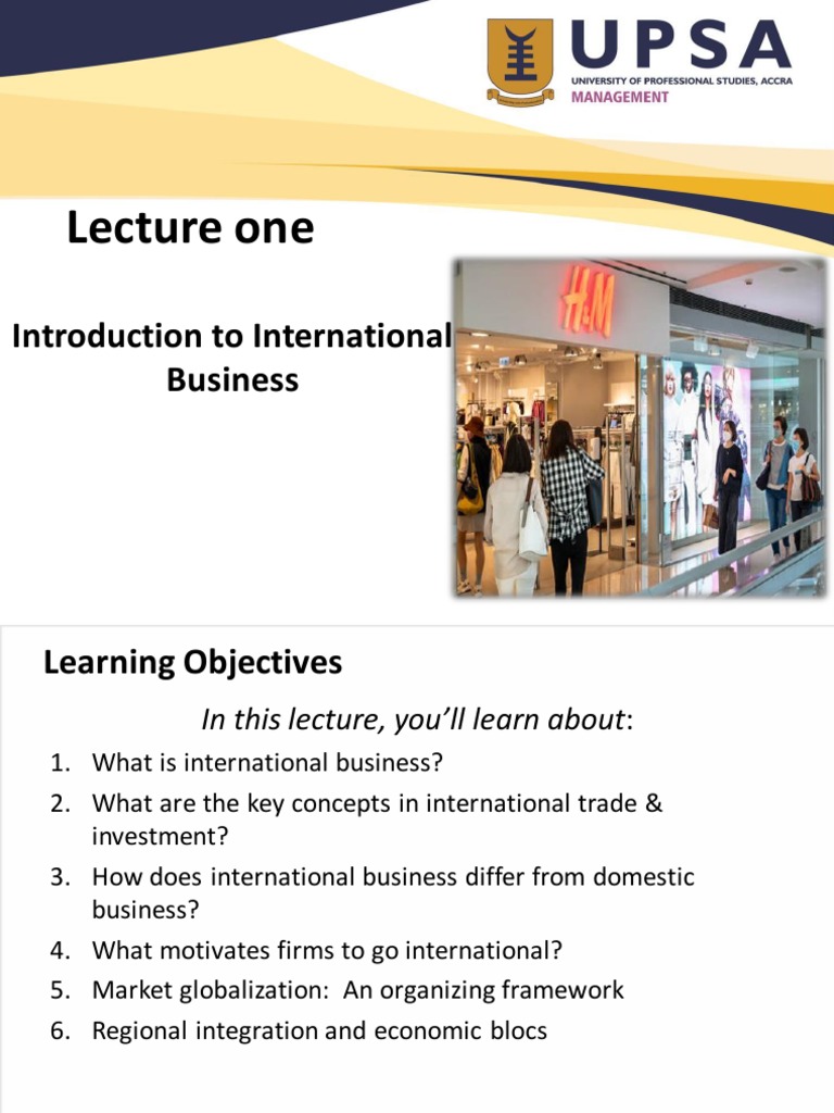 Introduction to International Business Concepts | PDF | Regional ...