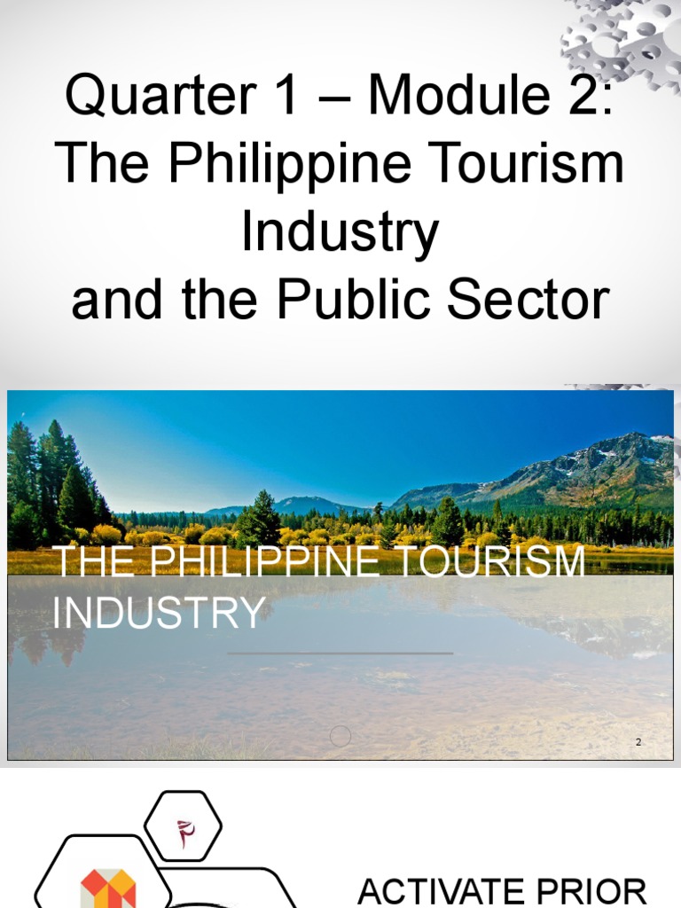 THE PHILIPPINE TOURISM INDUSTRY AND THE PUBLIC SECTOR LLL | PDF ...