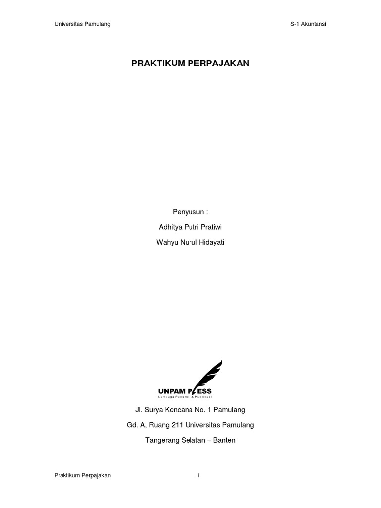 Sak1263 - Praktikum Perpajakan | PDF