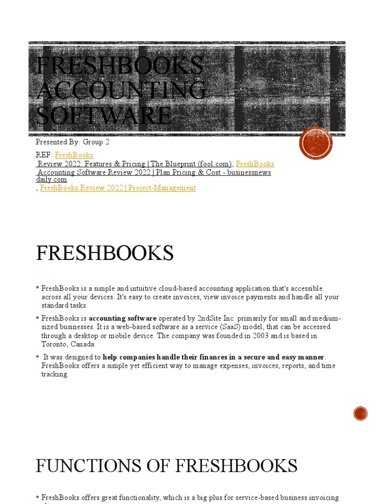 Freshbooks Accounting Software | PDF | Payments | Cloud Computing