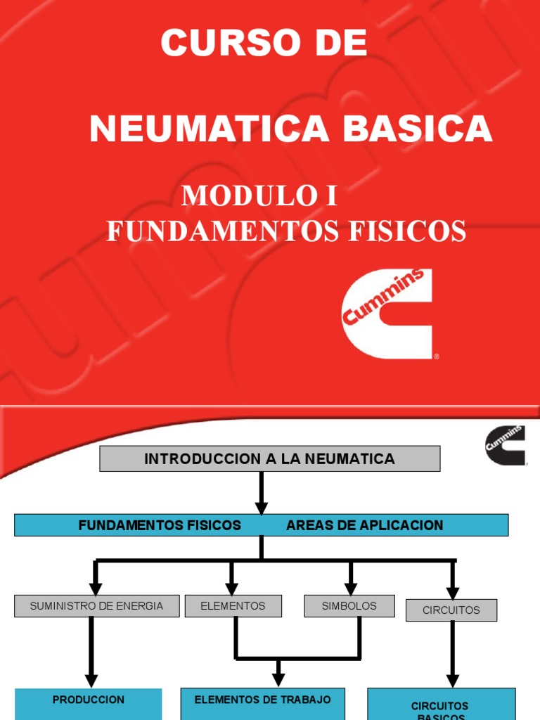 Fundamentos de Neumática Básica | PDF | Presión | Gases
