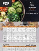 BQT Snacks Menu Package | PDF