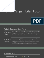 Jenis-Jenis Tipe Shot dalam Fotografi | PDF