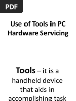 Tools in Computer Hardware Servicing | PDF