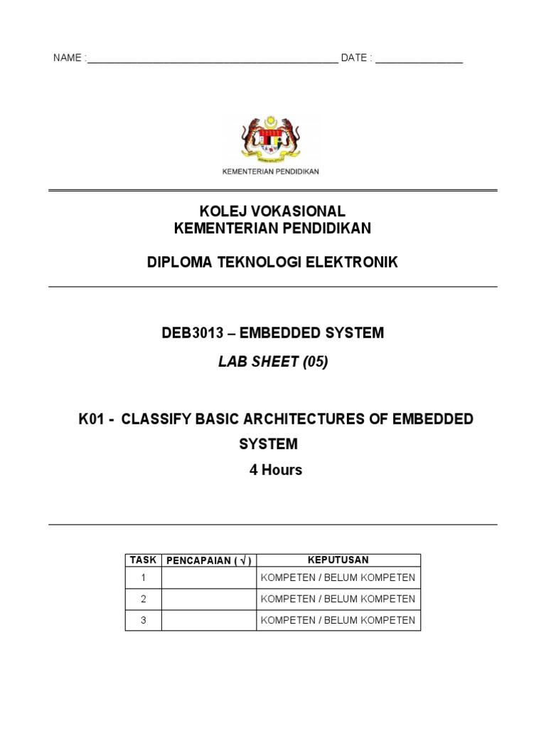 Lab 05: Embedded System with Arduino | PDF | Arduino | Classes Of Computers