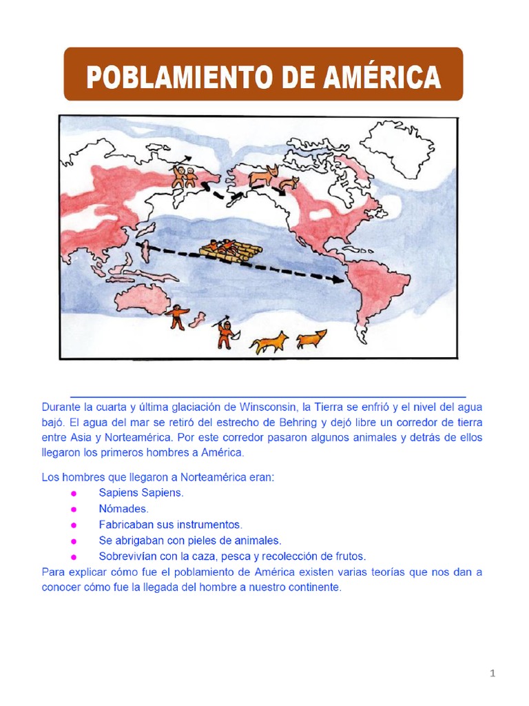 Poblamiento de America | PDF