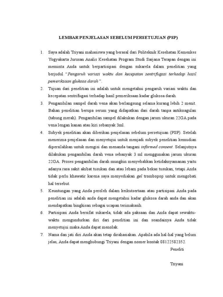 Lembar PSP | PDF | Kesehatan Holistik | Sains & Matematika