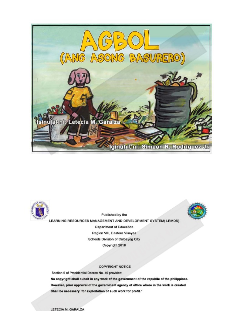 Agbol, Ang Asong Basurero ni Letecia Garalza | PDF