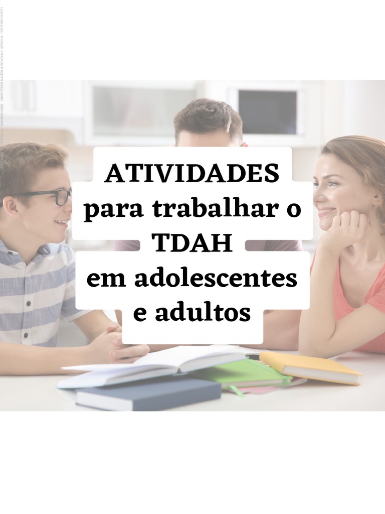 Atividades para TDAH em Jovens e Adultos | PDF