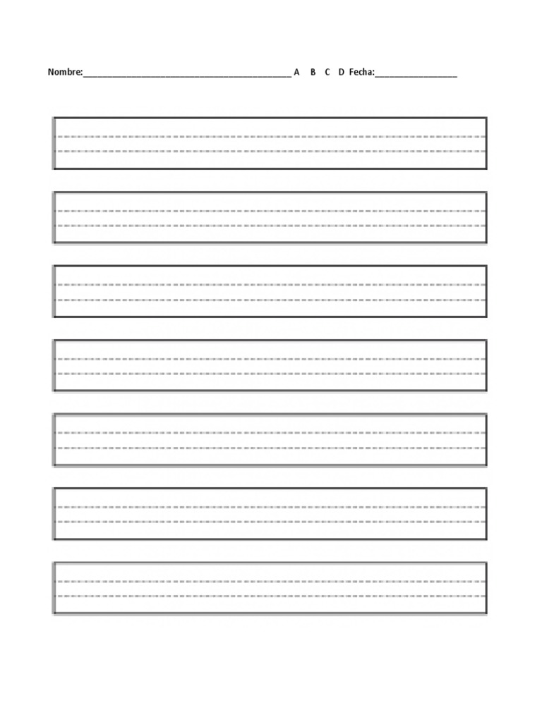 Hoja Doble Línea | PDF