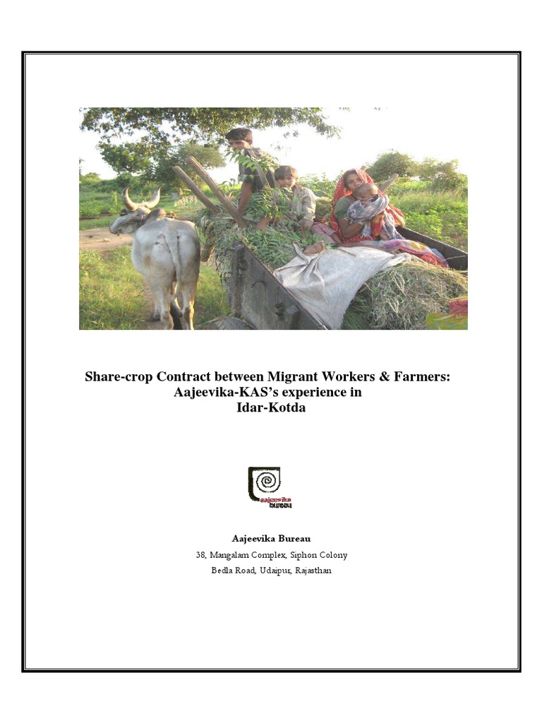 Takrar Se Karar Tak (Sharecropping Contract) | PDF | Migrant Worker ...
