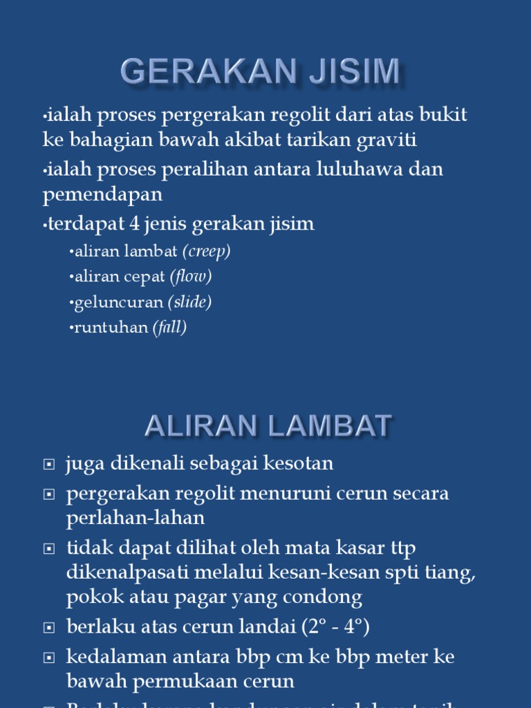 Gerakan Jisim | PDF
