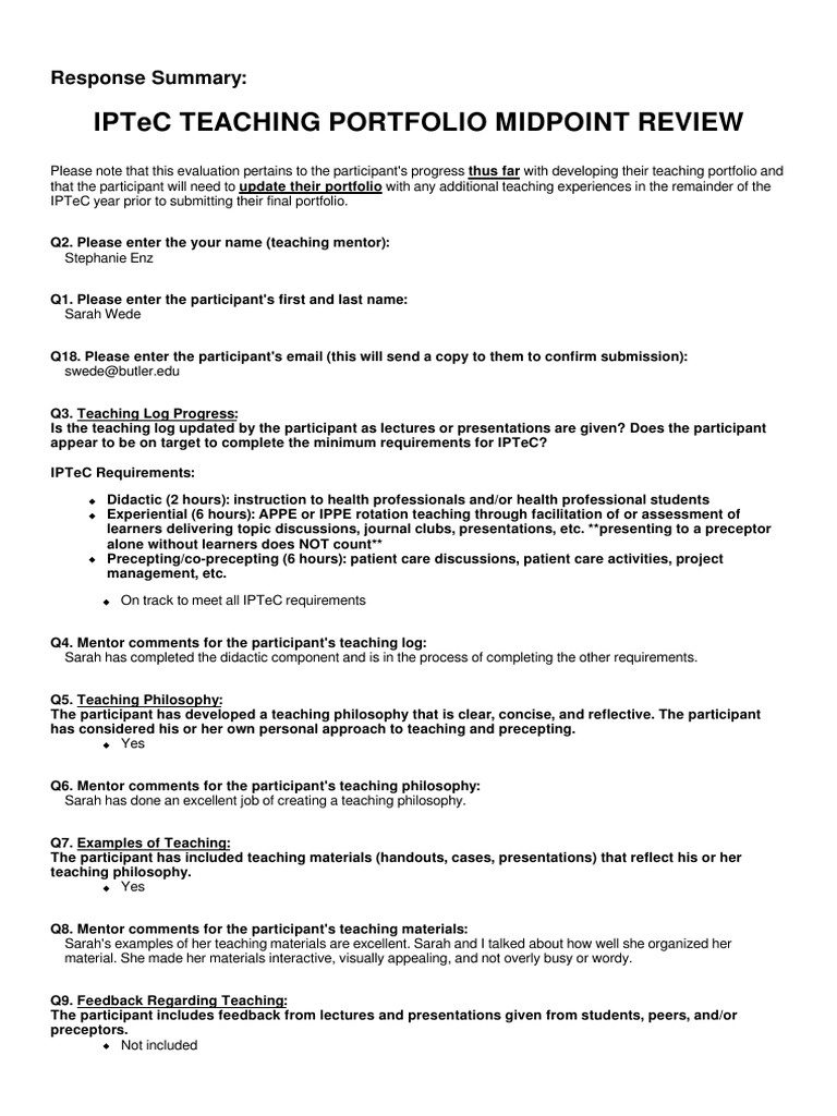 Iptec Midpoint Evaluation | PDF | Communication | Cognitive Science