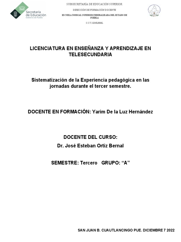 5.sistematización de La Segunda Jornada Yarim de La Luz | PDF ...