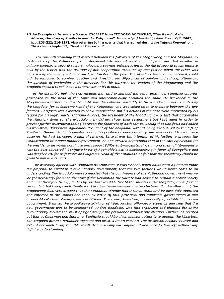 The Revolt of The Masses The Story of Bonifacio and The Katipunan PDF ...
