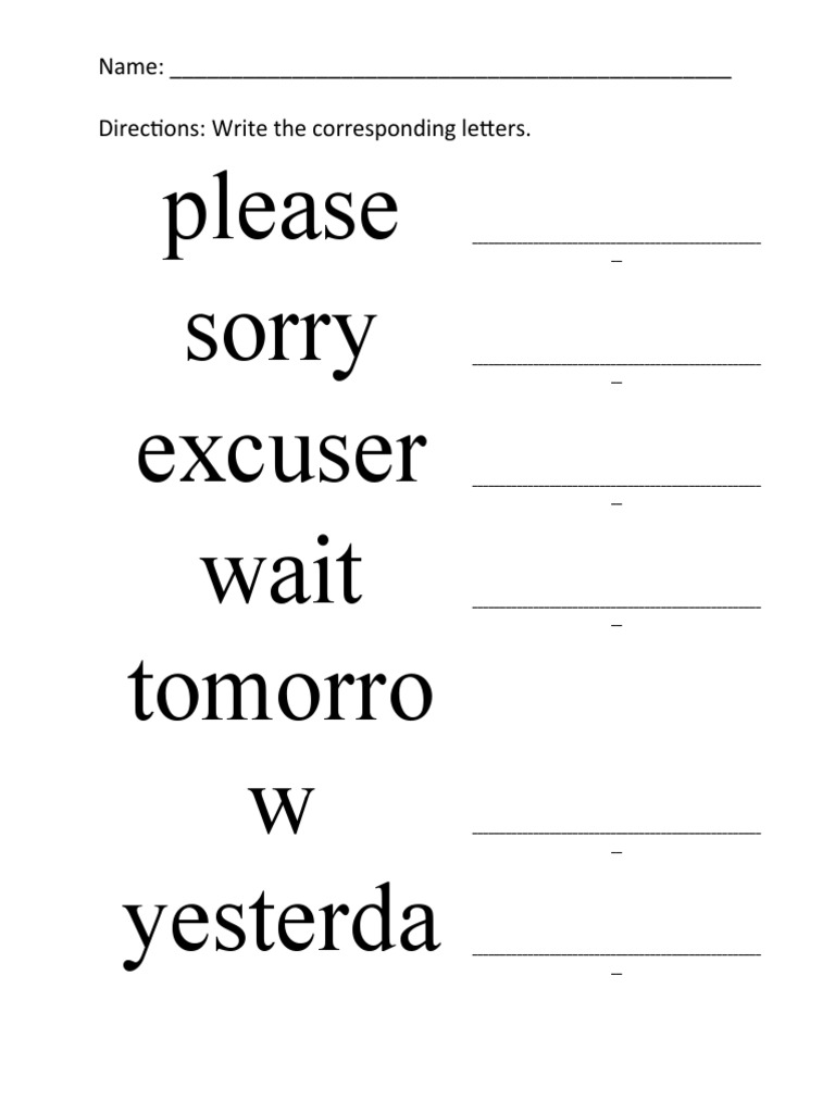 Scrumble Letter | PDF