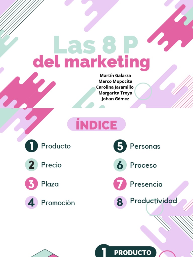 Las 8 P del Marketing: Estrategias Clave | PDF | Marketing | Producto ...