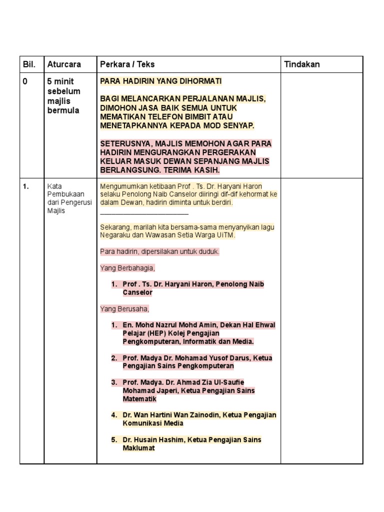 Skrip Emcee 2i Leadership Workshop (Updated) PDF | PDF