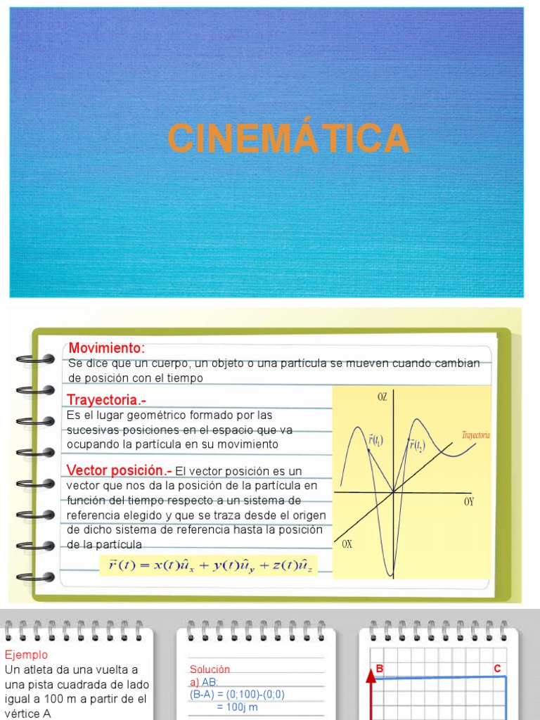 CINEMATICA | PDF | Velocidad | Aceleración