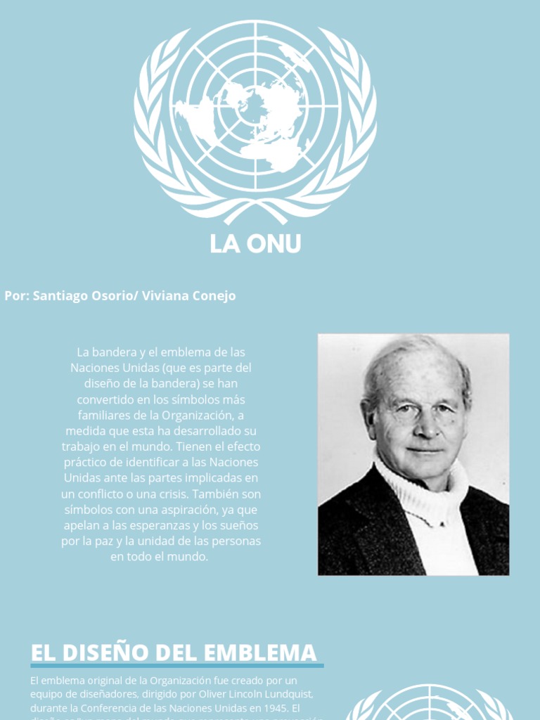 La ONU PDF | PDF | Naciones Unidas | Relaciones internacionales