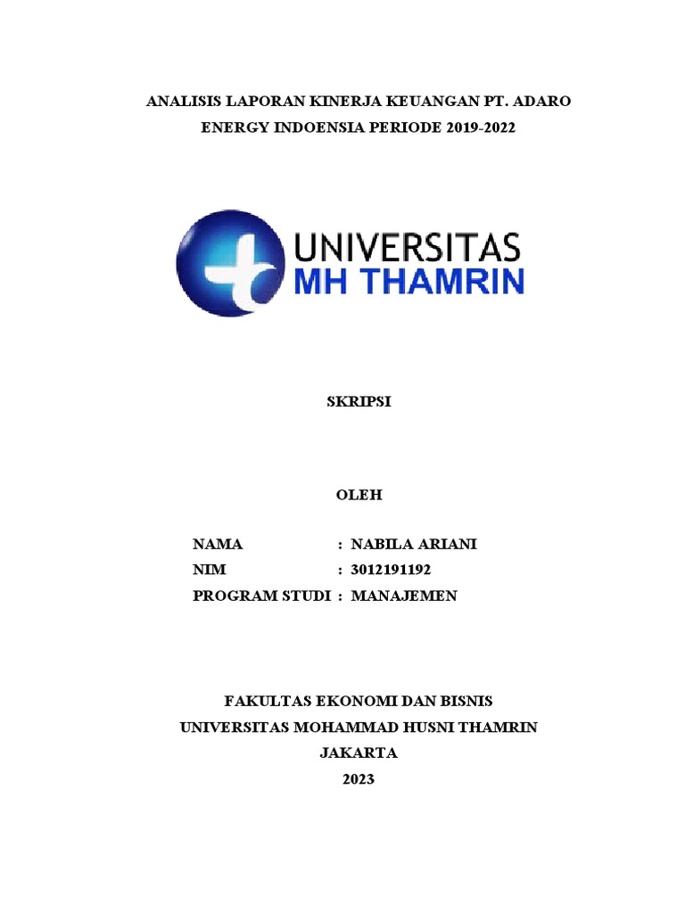 Cover Skripsi | PDF